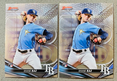 2x Lot 2022 Bowman's Best Baseball #31 Shane Baz Base Trading Card ...