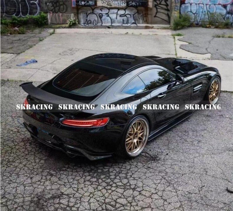 For 2015-19 Mercedes Benz C190 AMG GTS GTR Carbon Fiber Rear Trunk ...