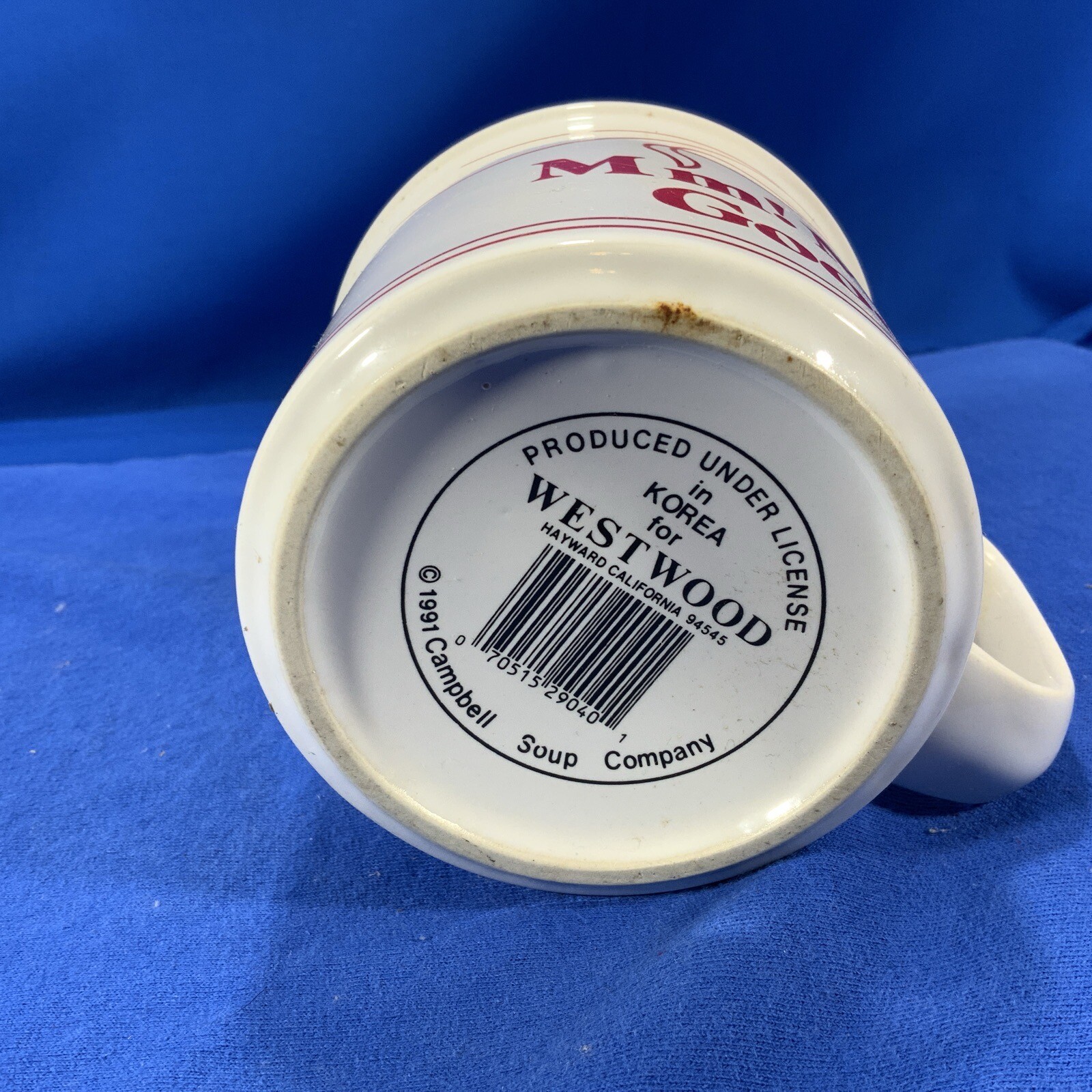 Vintage 1991 Campbells Soup Mm! Mm! Good! Soup Mugs - Set Of 2 | eBay