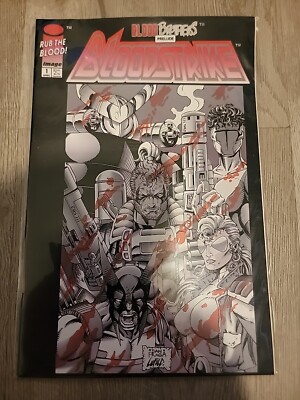 Bloodstrike #1A, Thermo Reactive Blood Splatter Cover, Image Comics ...