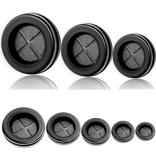 85 PCS Rubber Grommet Kit-5 Sizes Double-Sided Electrical Wire Gaskets ...