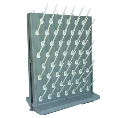 Laboratory Drying Rack Lab Draining Peg Board Wall Mount PP 27/52Peg ...
