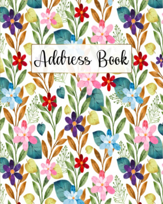 Address Book A4: Address Book with A-Z Index | Address Book with ...