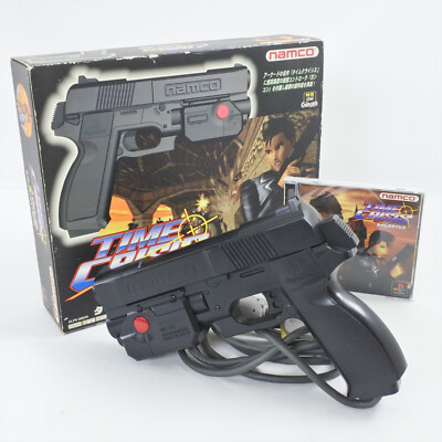 TIME CRISIS Gun Controller Set Boxed -Work for CRT TV Only- Playstation ...