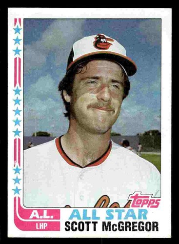 1982 Topps Scott McGregor #555 - Baltimore Orioles | eBay