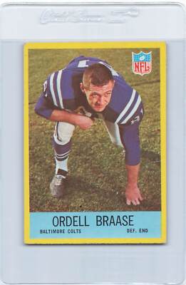 1967 Philadelphia #16 Ordell Braase Colts EX/MT *DA-AA9985 | eBay