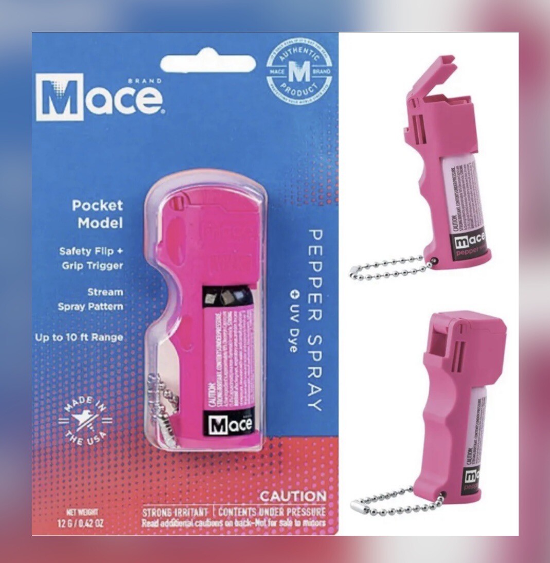 MACE POCKET 10 % Keychain Pepper Spray POLICE Self Defense Women Safety ...