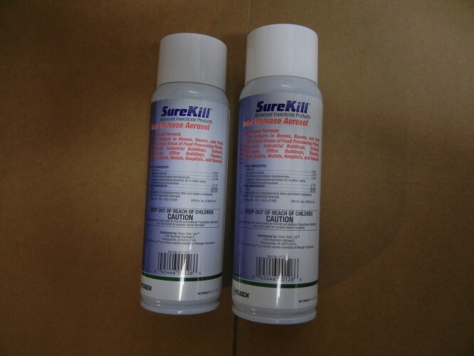 Surekill Total Release Aerosol (2 -6oz) Cans Flea Ticks | eBay