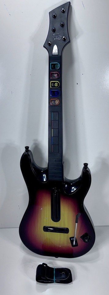 PS3 Guitar Hero Guitar Red Octane Wireless Sunburst Model 95451.805 ...
