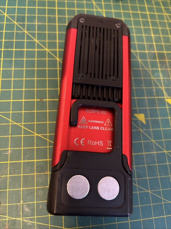 Snap-on Tools RED 1100 Lumen Active Cooling Pocket Light ECSPE102 ...