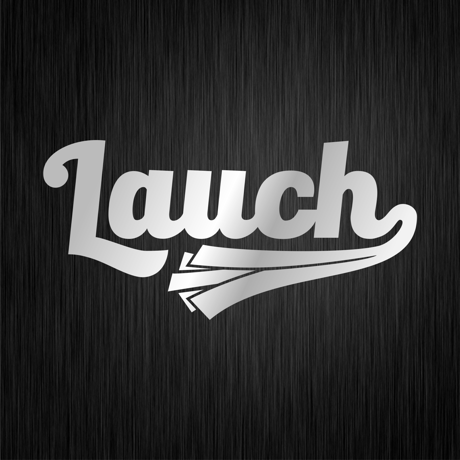 LAUCH Sport Gym Fitness Vegan Veggie Silber Auto Vinyl Decal Sticker ...