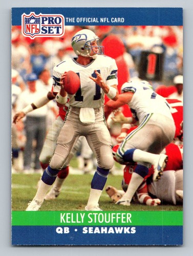 1990 Pro Set #650 Kelly Stouffer Seattle Seahawks | eBay