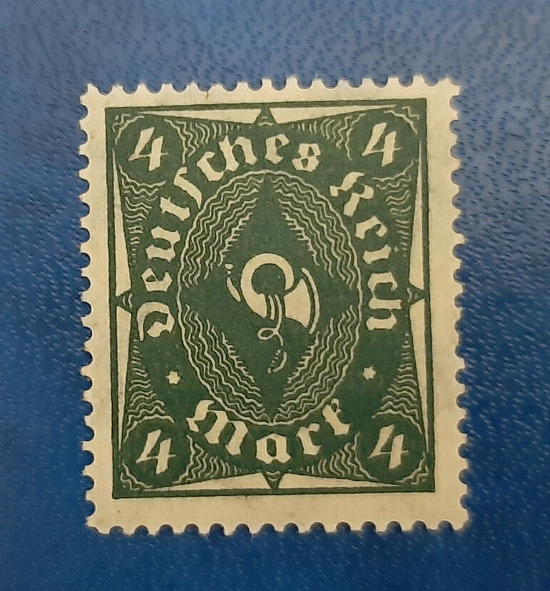 Briefmarke Deutsches Reich 4 Mark Mi.Nr. 226 Posthorn (16230) | eBay.de