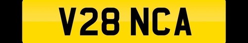 VERONICA PRIVATE NUMBER PLATE RONNIE CAR REGISTRATION V28 NCA VERONICA ...