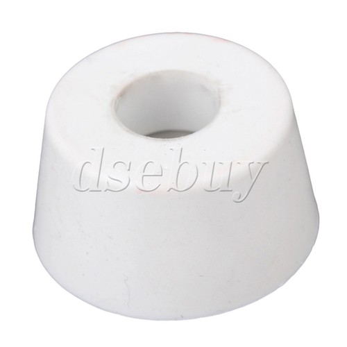 10pcs Round White Rubber Chair Leg Pad Cover 25x20x13mm Furniture Feet ...