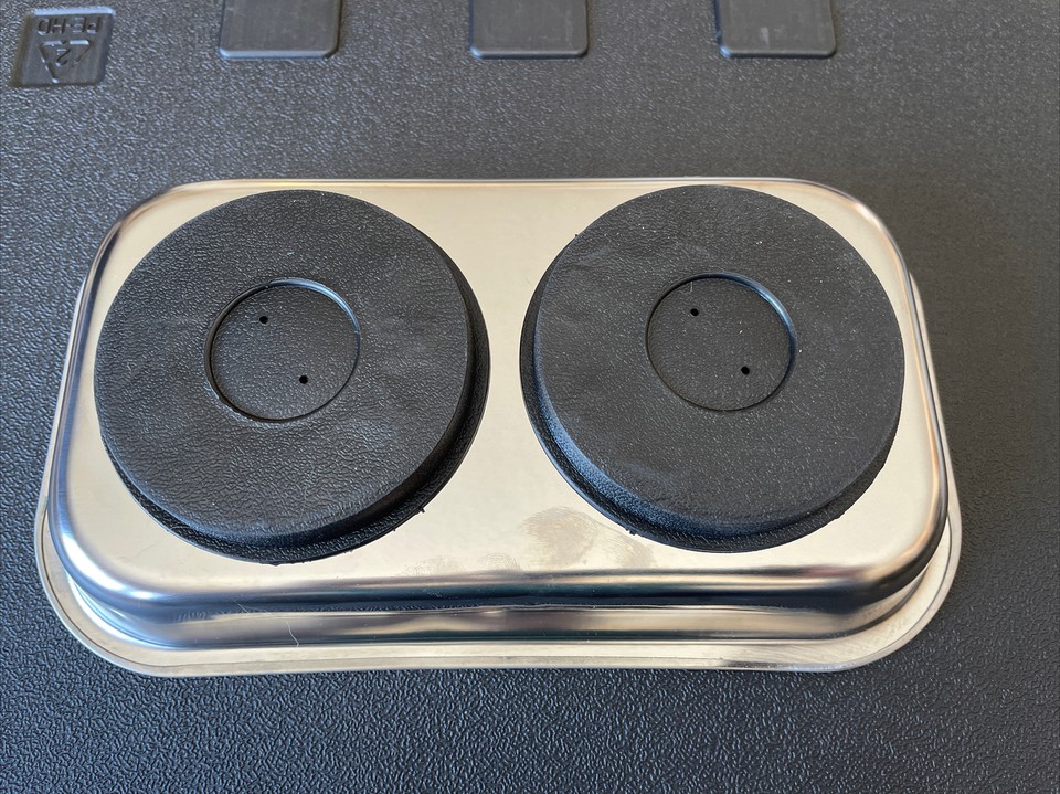 NEW Craftsman 5 x 9-in. Stainless Steel Magnetic Bowl (51369) 2 Strong ...