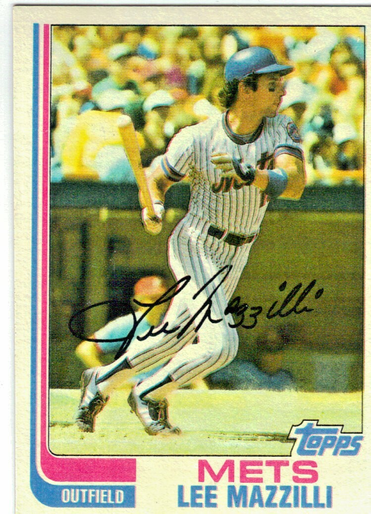 1982 Topps Lee Mazzilli New York Mets #465 Baseball Card | eBay