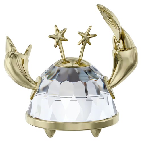 Swarovski Crystal Zodiac Cancer Figurine Decoration, Gold Tone 5670322 ...