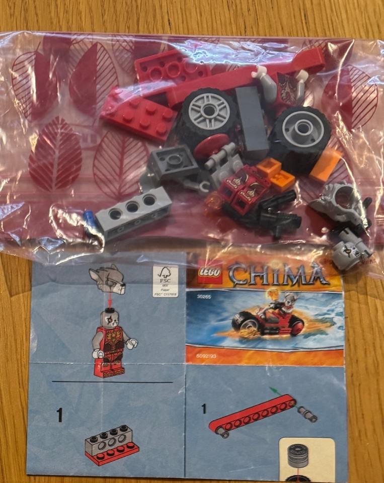 LEGO LEGENDS OF CHIMA X 3 SETS - 30251, 30265, 30264 - RETIRED COMPLETE ...