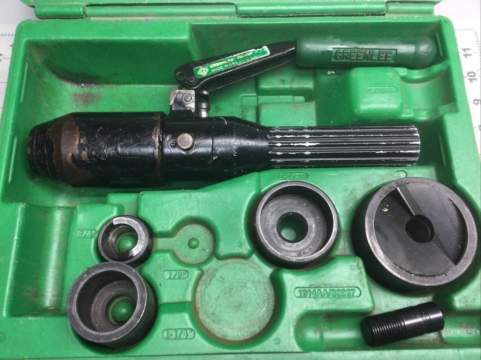 Greenlee 7804SB Quick Draw Hydraulic Knockout Missing Items - (C1F) | eBay