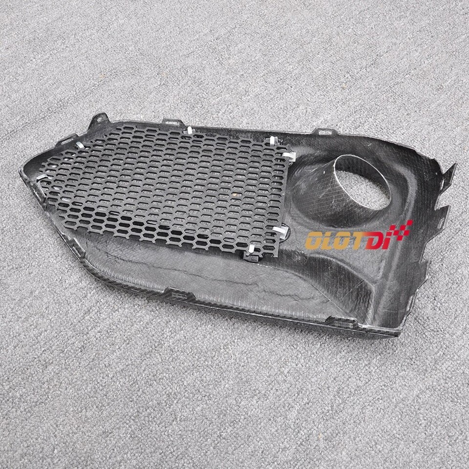 CARBON FIBER FOR HONDA CIVIC FK8 TYPE-R FRONT FOG LIGHT COVER AIR ...