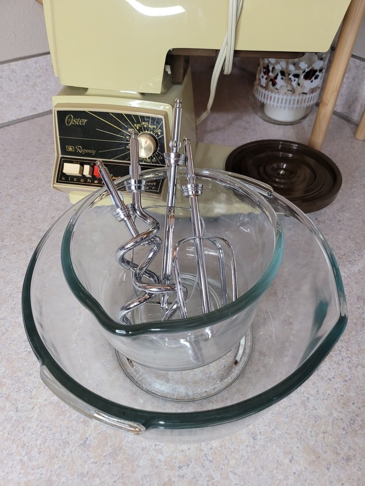 Vintage Oster Regency Kitchen Center 12 Speed Stand Mixer Controlled ...