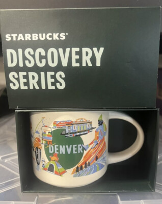 NEW Starbucks 2024 Denver Colorado 14oz Discovery Series Coffee Tea Mug ...