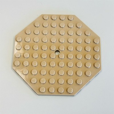 LEGO Beige Octagonal Building Plate 10x10 with Hole Custom Printed | eBay