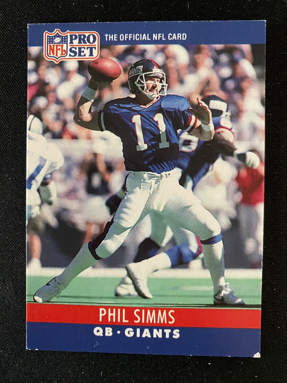 Phil Simms - 1990 NFL Pro Set #230 - New York Giants Football Card | eBay