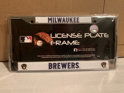 Milwaukee Brewers MLB License Plate Frame RICO | eBay