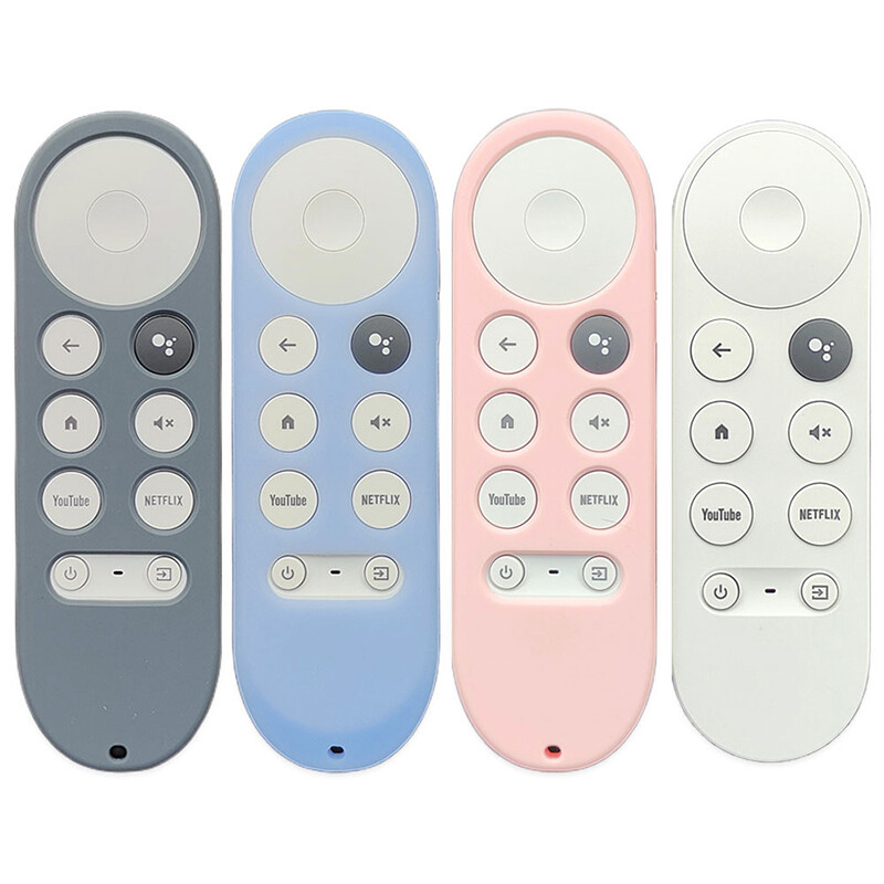 Soft Silicone Case For 2020 Google Chromecast 4k Snow Remote Protective ...