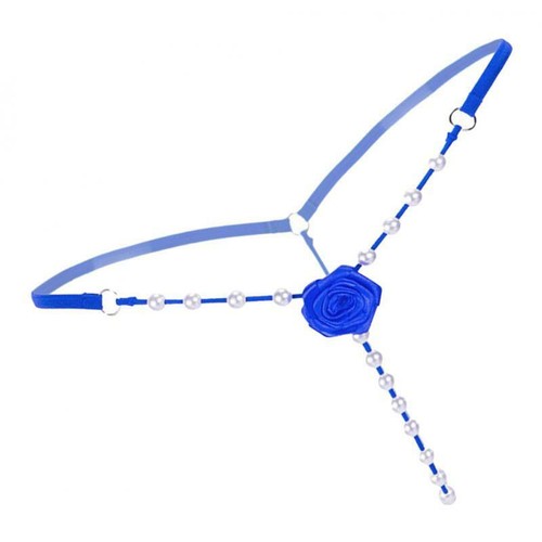 Women's Pearls G-String Thong Low Rise Erotic Panties Bikini Lingerie ...