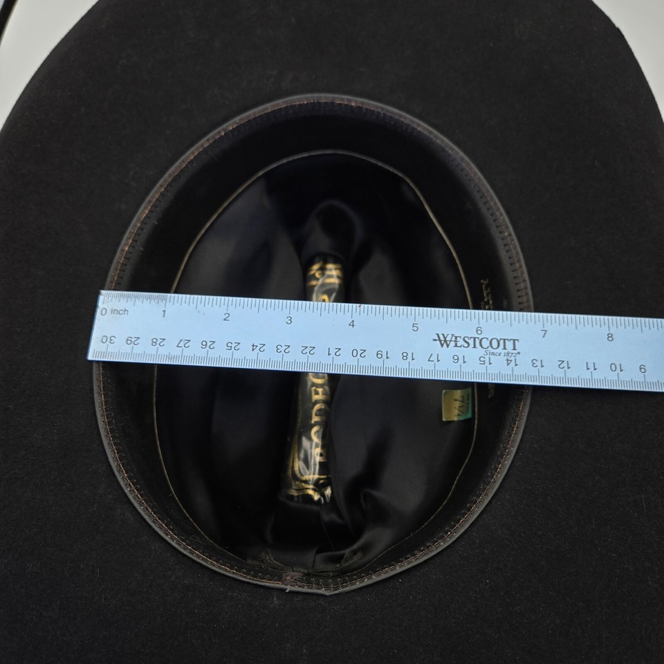 Rodeo King Beaver Quality 5X Size 7 1/4- see tool picture 7 1/8 | eBay