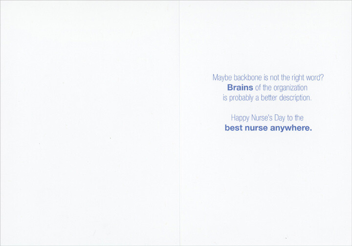 Talented and Dedicated Nurses Are the Backbone Funny / Humorous Nurse's ...