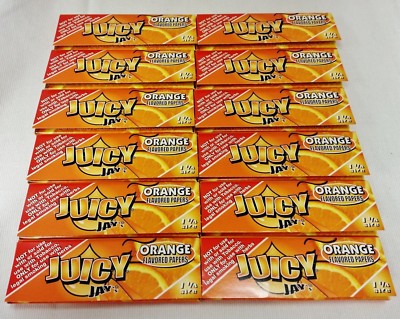 12 Packs JUICY JAY'S 1 1/4 Orange Free Ship | eBay