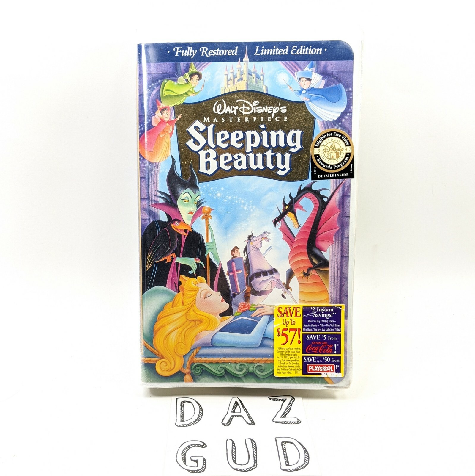 Sealed Walt Disney's Masterpiece SLEEPING BEAUTY Fully Restored Limited ...