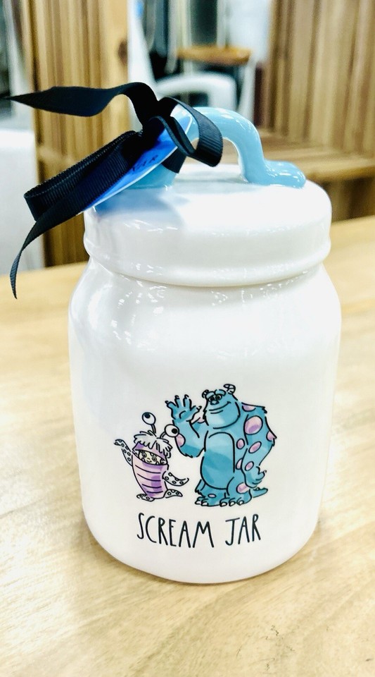 Rae Dunn Monsters Inc Pixar Canister Scream Jar Sully and Boo Mike ...