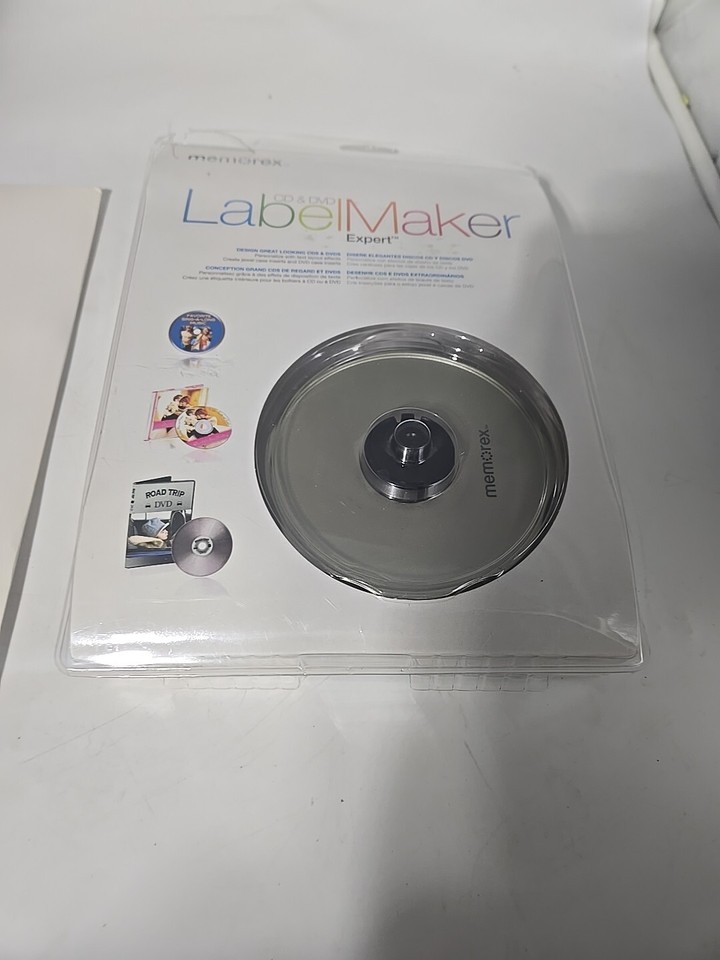 Memorex CD &DVD Label Maker Expert New With 50 Pack Refills 34707039476 ...