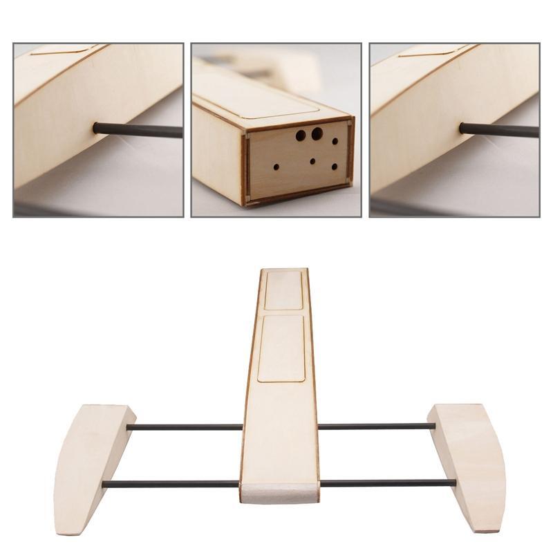 495mm RC Speed Boat Outrigger Wood Shrimp Model Radio Remote Control ...
