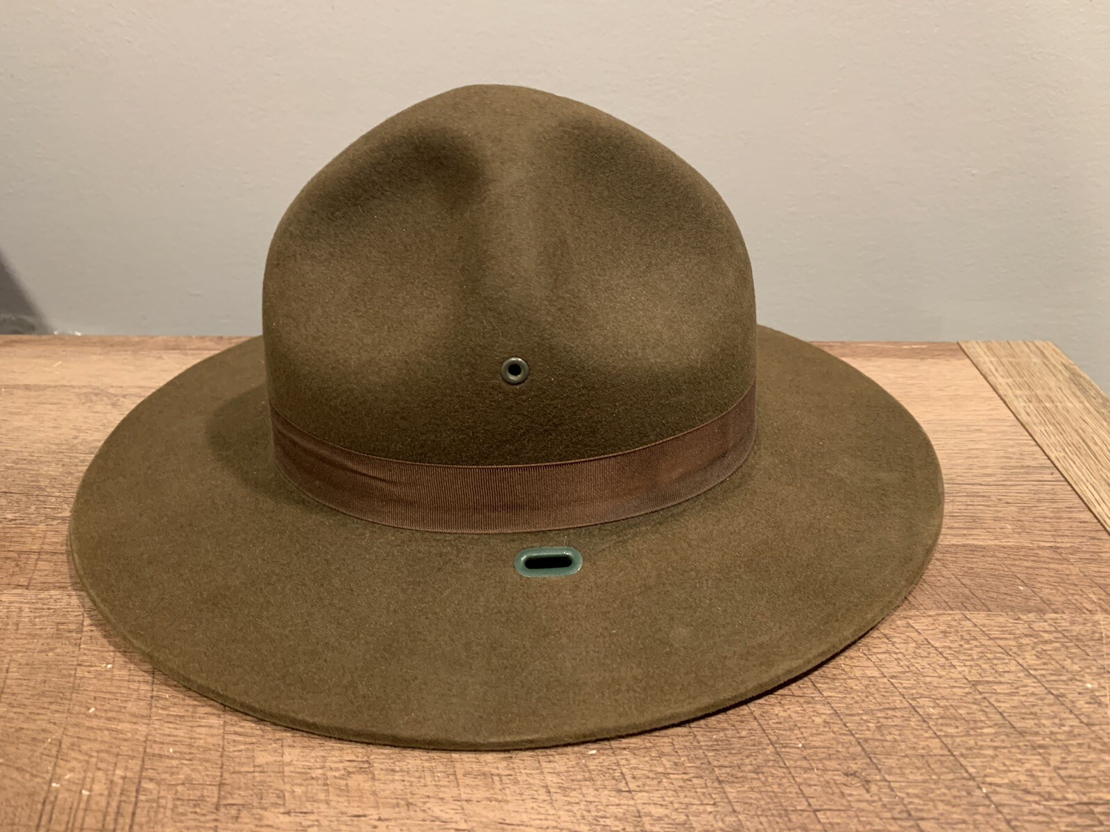 MENS HAT MILITARY COWBOY DRESS HAT Army | eBay