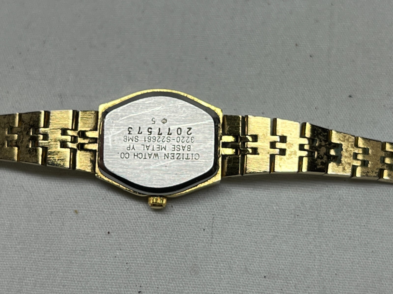 Ladies+Citizen+CQ+3220-S22661+Gold+Tone+Quartz+Watch+Battery for sale ...