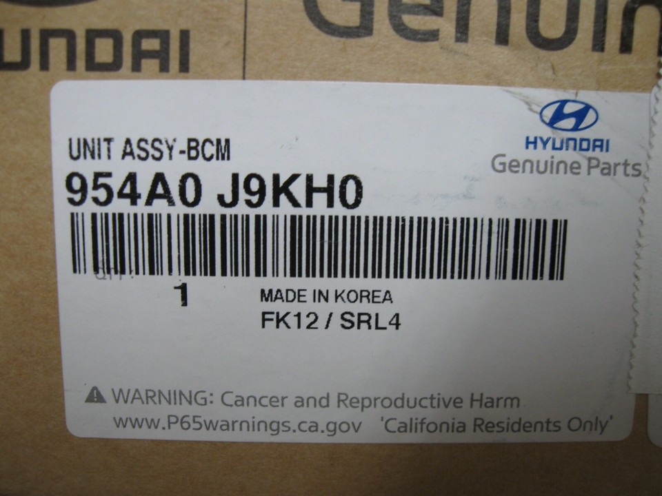 Hyundai 954A0 J9KH0 Body Control Module for 19-21 Kona New Genuine | eBay