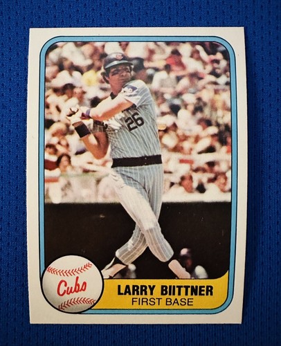 1981 FLEER #314 LARRY BIITTNER CHICAGO CUBS NM-MT or BETTER 861 HITS | eBay
