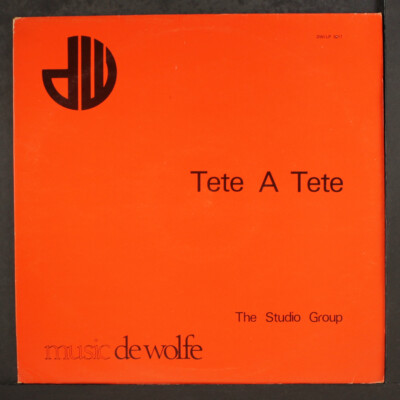 STUDIO GROUP: tete a tete MUSIC DE WOLFE 12" LP 33 RPM | eBay