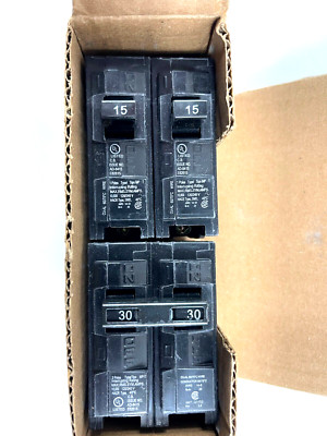 New Murray MP2115230CP Breakers - Double Pole 30 & Two Single Pole 15 ...