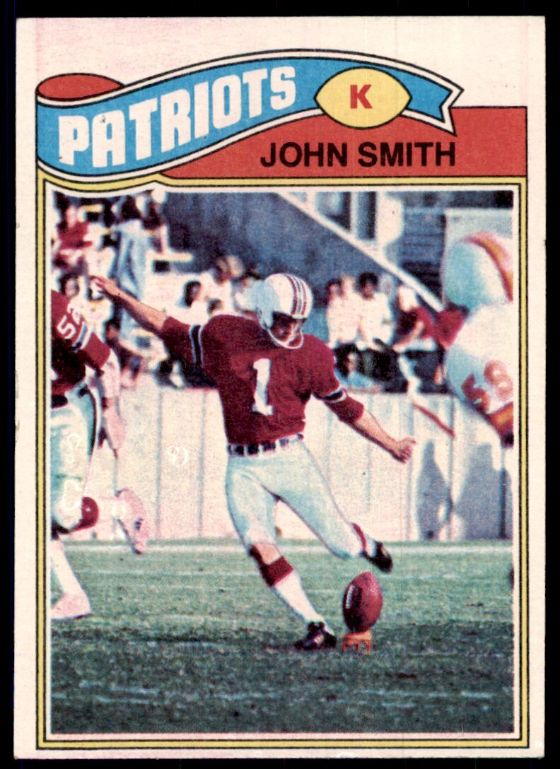 1977 Topps John Smith Football Card New England Patriots #499 | eBay