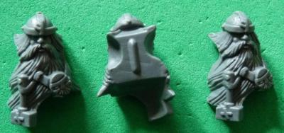 Warhammer Bits - Dwarf Thunderer - Quarreller Heads C x 3 | eBay UK