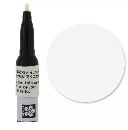 Sakura White Pen-Touch Fine Point Paint Marker | eBay