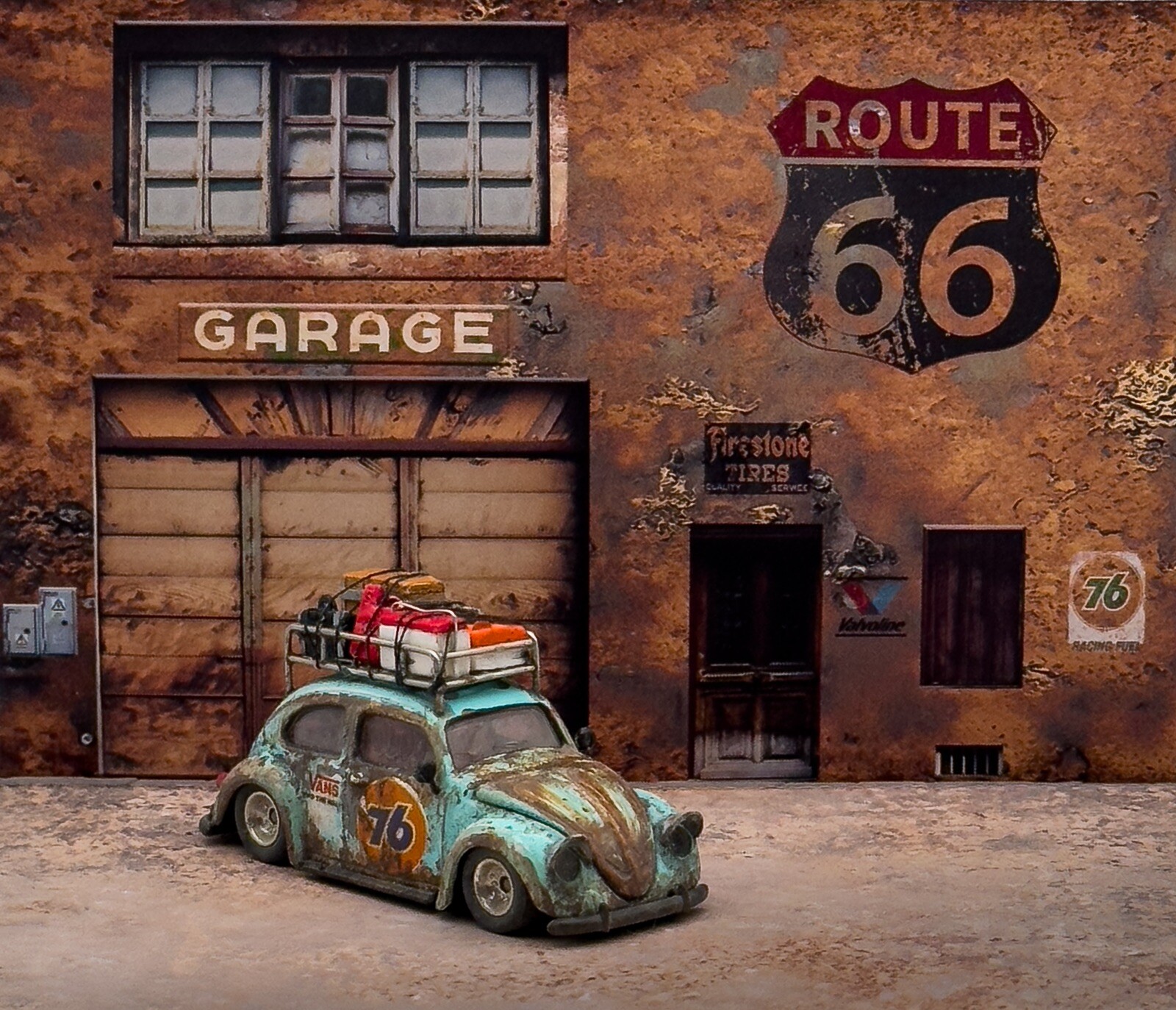 1/64 Scale Paper Pop Up Diorama Photo Prop Display For Diecast Vehicles ...