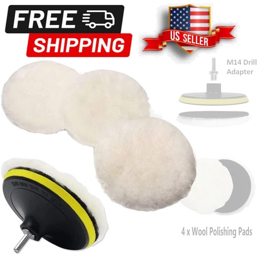 6 Inch Wool Polishing Pads - Buffing Wheel Kit for Angle Grinders | eBay